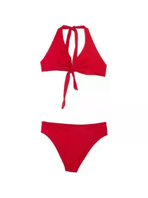 FISICO Tie Halterneck Bikini - Red