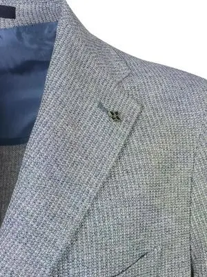 Tagliatore Notched-lapel Blazer - Blue