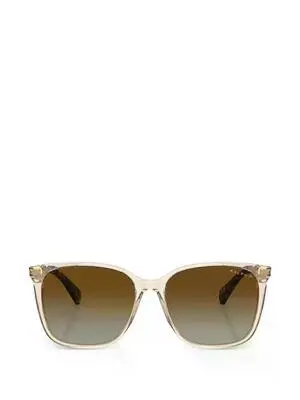 POLO RALPH LAUREN EYEWEAR Transparent Square-frame Sunglasses - Neutrals