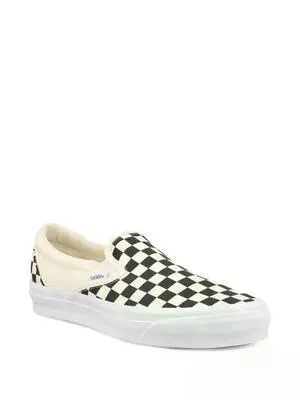 VANS Checkerboard Slip-on Sneakers - Neutrals