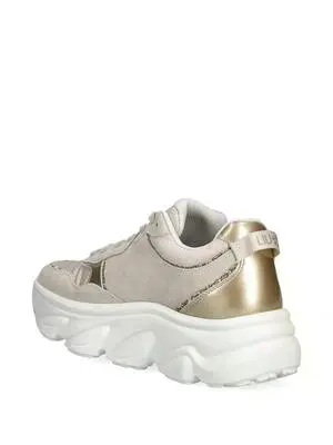 Liu Jo Logo Appliqué Lace-up Sneakers - Neutrals