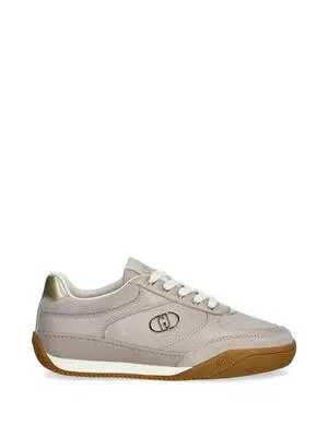 Liu Jo Suede Logo Detail Lace-up Sneakers