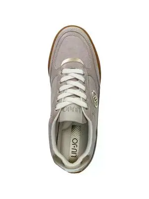 Liu Jo Suede Logo Detail Lace-up Sneakers