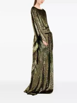Roberto Cavalli Leopard-print Kaftan