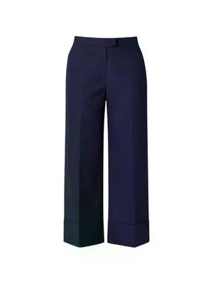 PT TORINO Colette Cropped Trousers - Blue