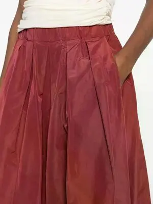 Max Mara Pleated Skirt - Red