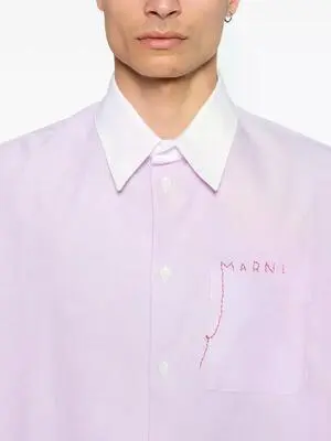 Marni Colour-block Pocket Shirt