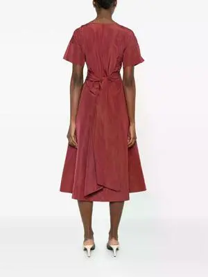 Max Mara Draped Short Sleeve Dress