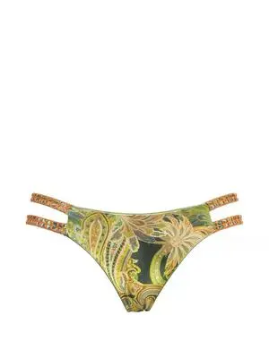 DEL MAAR Reversible Bikini Bottoms - Green