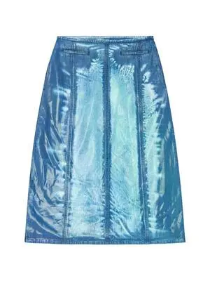 DIESEL Pocket A-line Skirt - Blue