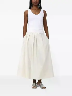 PT TORINO Pleated Midi Skirt