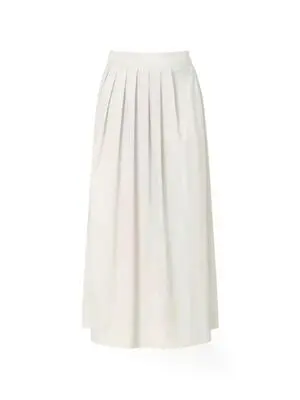 PT TORINO Pleated Midi Skirt