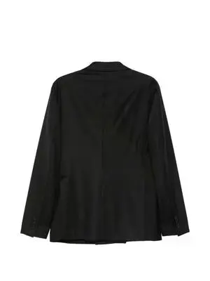 Tagliatore Cotton Double-breasted Suit - Black