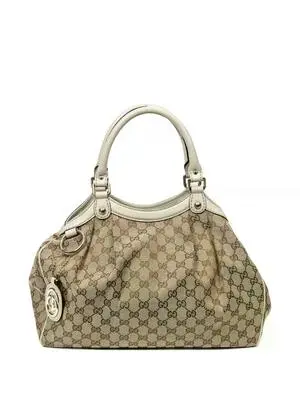 Gucci Small Sukey Monogram-pattern Tote Bag - Neutrals