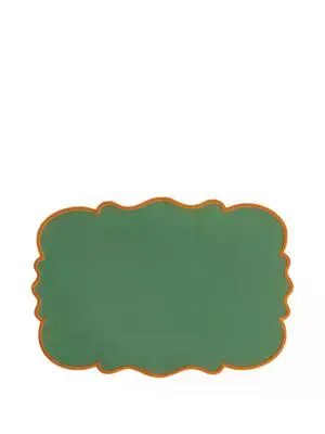 BITOSSI HOME Scalloped Placemat Set - Green