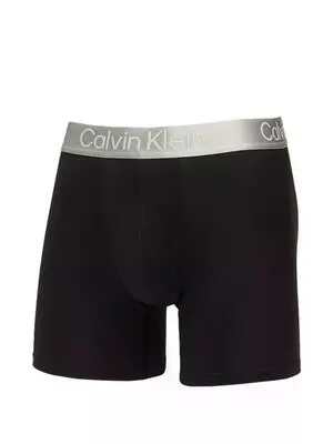 Calvin Klein Logo-waistband Boxers - Brown