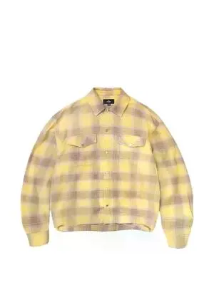 REPRESENT Vintage Flannel Pocket Shirt - Yellow