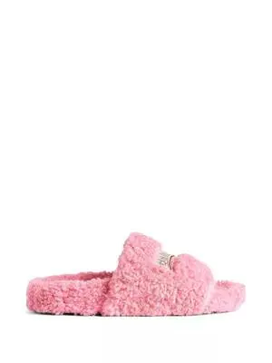 Balenciaga Logo Slippers - Pink