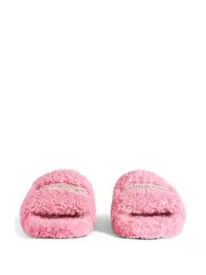 Balenciaga Logo Slippers