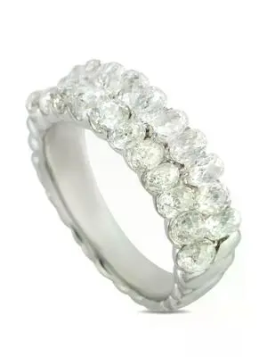 LB EXCLUSIVE Platinum Diamond Ring - Silver