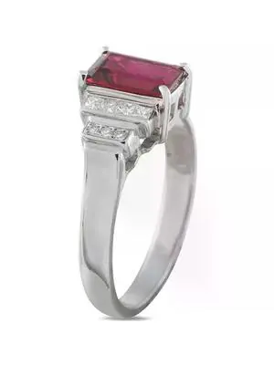 LB EXCLUSIVE Rubellite And Diamond Ring