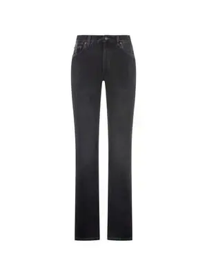 Saint Laurent Cotton Jeans - Black
