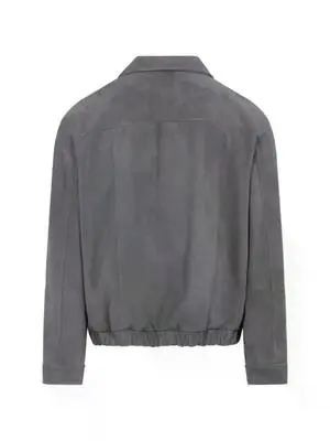 Brunello Cucinelli Suede Zip Jacket
