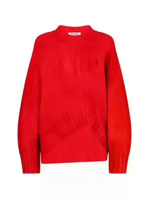 Attico Asymmetric Sweater - Red