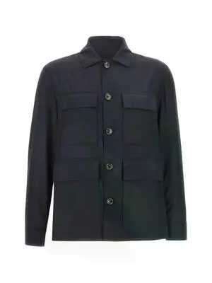 MONTECORE Flap-pocket Button-fastening Shirt Jacket