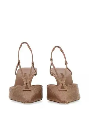 Max Mara Sling-back Pumps - Brown