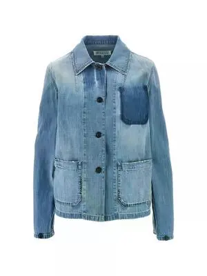 MAISON MARGIELA Button-up Denim Shirt - Blue