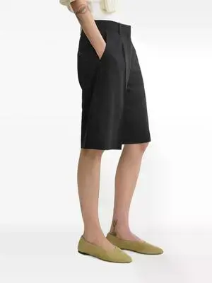TOTEME Pressed-crease Tailored Shorts - Black