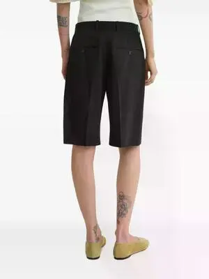 TOTEME Pressed-crease Tailored Shorts - Black