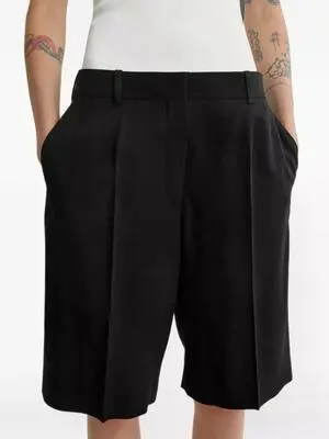 TOTEME Pressed-crease Tailored Shorts - Black