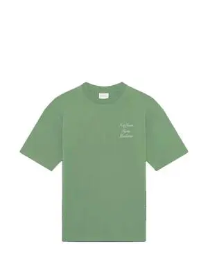 Drole De Monsieur Logo-print T-shirt - Green