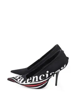 Balenciaga Logo-print Pointed Pumps