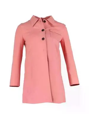 Miu Miu Button-down Coat - Pink