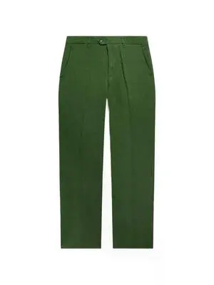 PERCIVAL Tailored Linen Trousers - Green