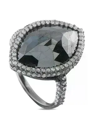 LB EXCLUSIVE Embellished Diamond Ring - Silver
