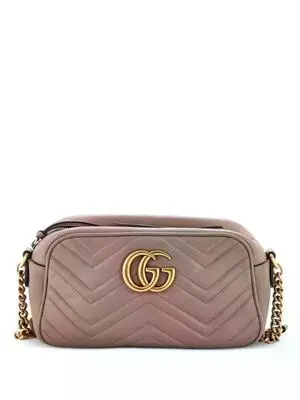 Gucci Gg Marmont Small Shoulder Bag - Neutrals