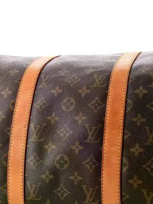 LOUIS VUITTON Keepall Monogram Canvas 50 Travel Bag - Brown