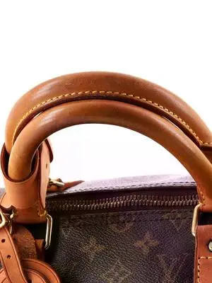 LOUIS VUITTON Keepall Monogram Canvas 50 Travel Bag - Brown