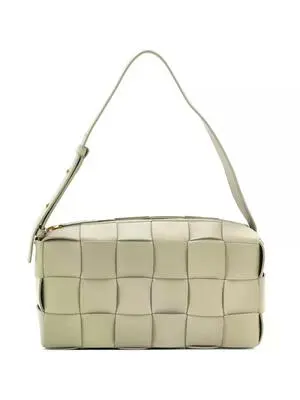 BOTTEGA VENETA Brick Cassette Maxi Intrecciato Leather Shoulder Bag