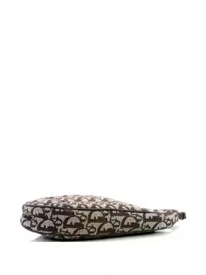 Dior Vintage Saddle Bag Diorissimo Canvas Mini Clutch