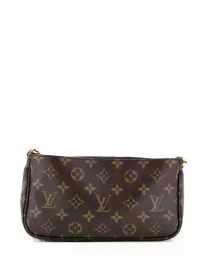 LOUIS VUITTON Multi Pochette Accessoires Monogram Canvas Crossbody Bag - Brown