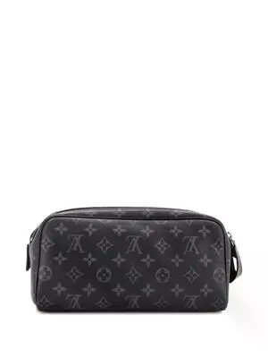 LOUIS VUITTON Dopp Kit Toiletry Monogram Eclipse Canvas Pouch