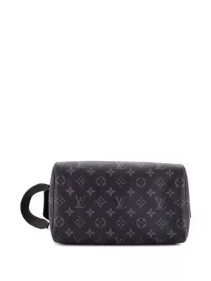LOUIS VUITTON Dopp Kit Toiletry Monogram Eclipse Canvas Pouch