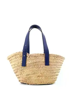 Loewe Basket Raffia Medium Tote Bag - Neutrals
