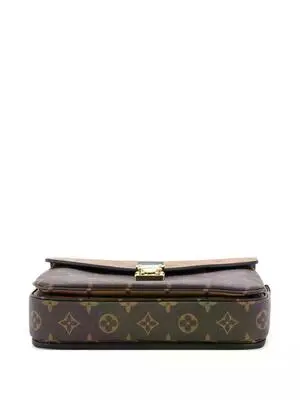LOUIS VUITTON Pochette Metis Reverse Monogram Canvas Crossbody Bag - Brown