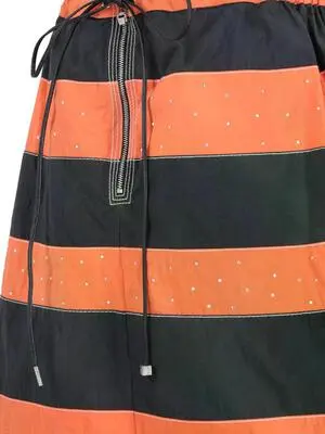 Fendi Striped Mini Skirt